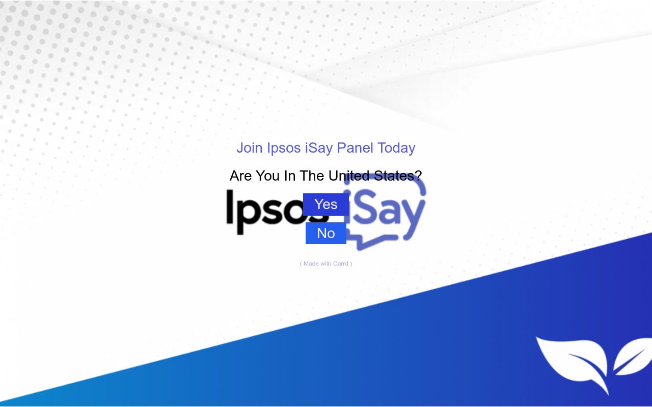 Ipsos iSay Panel